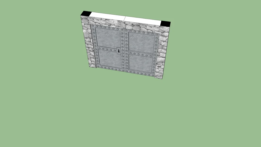Wall_Stone_Doors_Vault | 3D Warehouse
