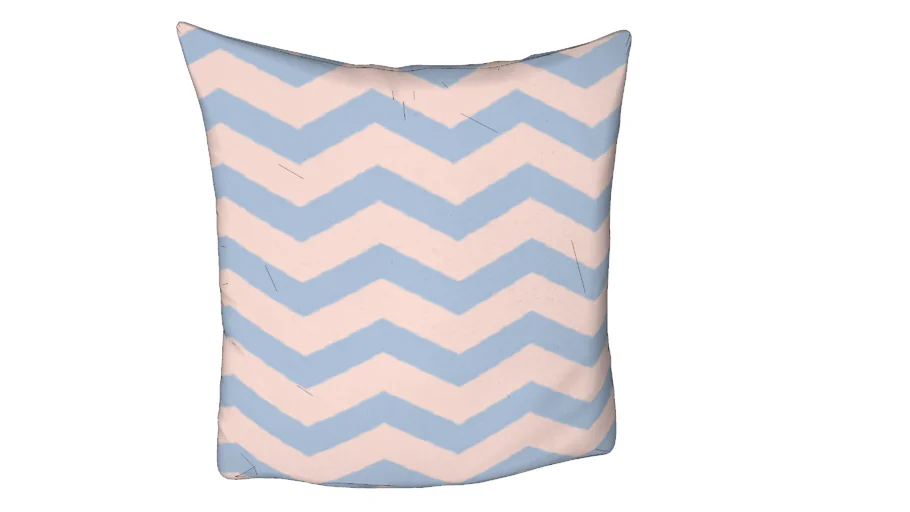 ALMOFADA CHEVRON ROSA E AZUL 50X50 | 3D Warehouse