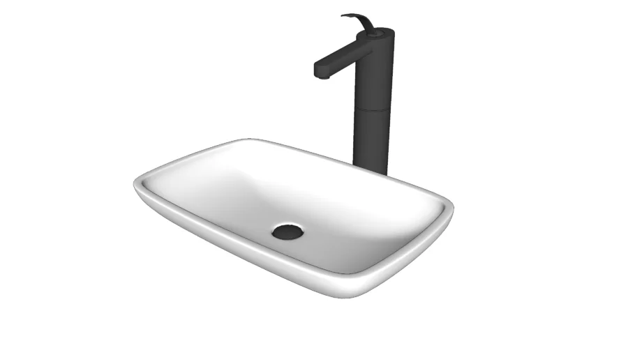 Basin and Mixer | 3D Warehouse