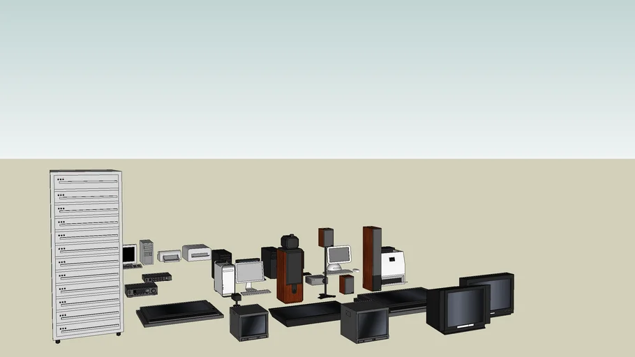 electronics and equitment | 3D Warehouse