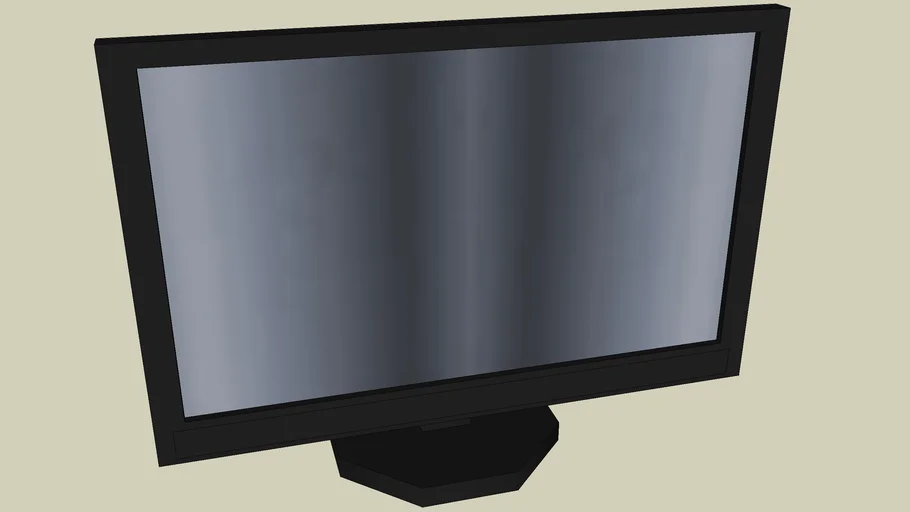 Flatscreen monitor | 3D Warehouse