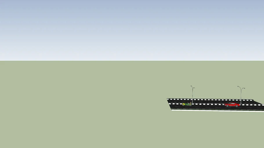 Highway With Cars | 3D Warehouse