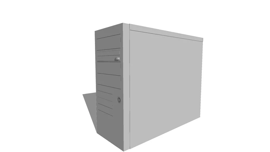 PC case. silhouette. outline | 3D Warehouse