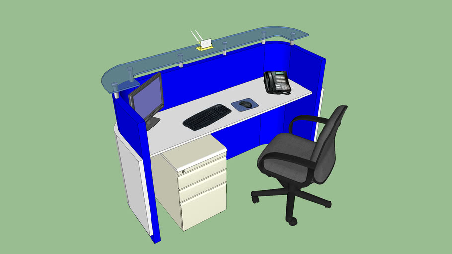 SBMN custom reception table | 3D Warehouse