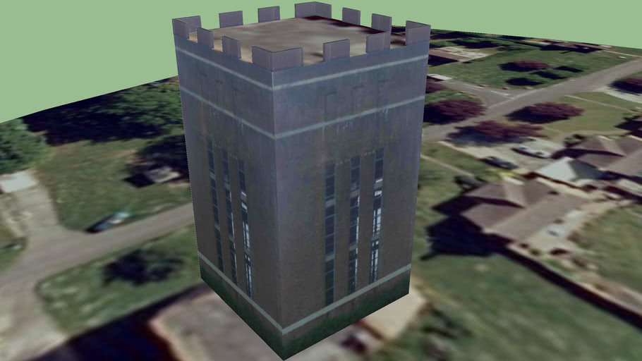 RAF Locking Water Tower, Locking, North Somerset | 3D Warehouse