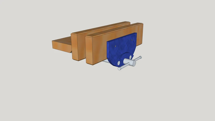 Lervad woodwork vice G6400650 | 3D Warehouse