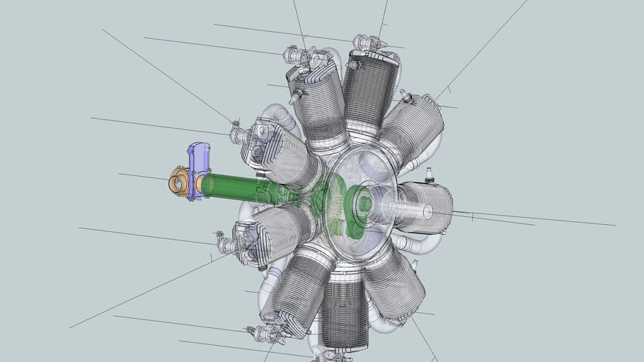Le Rhone 110 | 3D Warehouse
