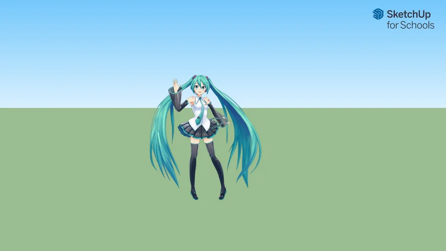 2D Hatsune Miku Normal Form | 3D Warehouse