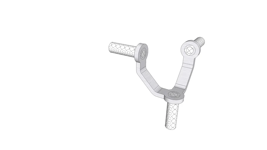 3-way glass connector | 3D Warehouse