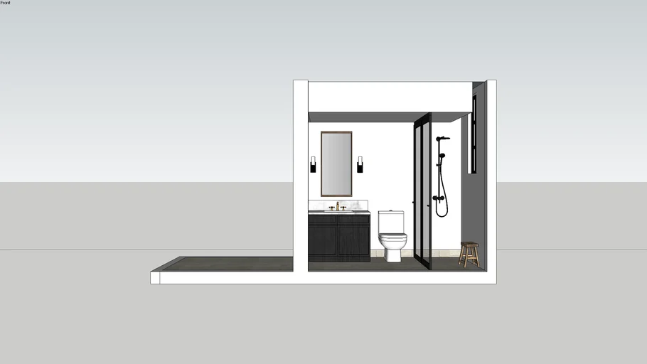 Baño secundario GC Pinos | 3D Warehouse
