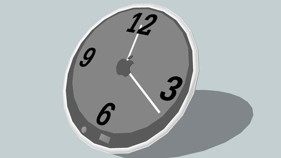 Apple I-Clock | 3D Warehouse