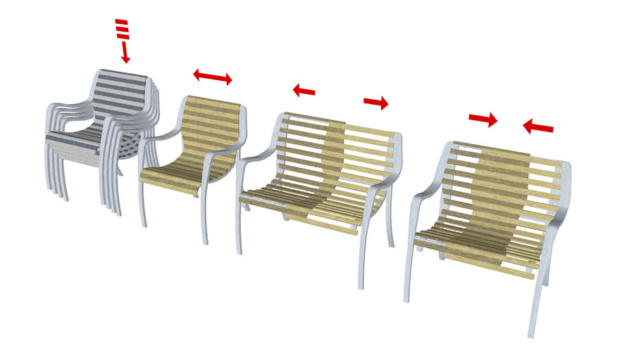 Bank-Sandalye Konsept | 3D Warehouse