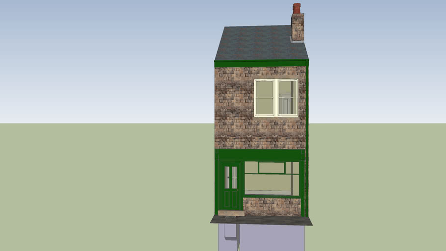 Standard Terrace Shop | 3D Warehouse