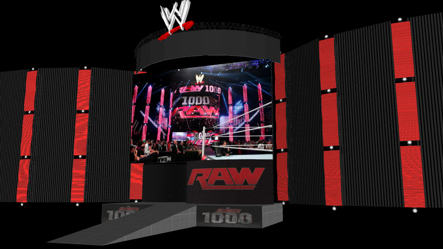 WWE Raw 1000 Stage | 3D Warehouse