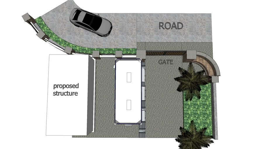 Compound Gate | 3D Warehouse