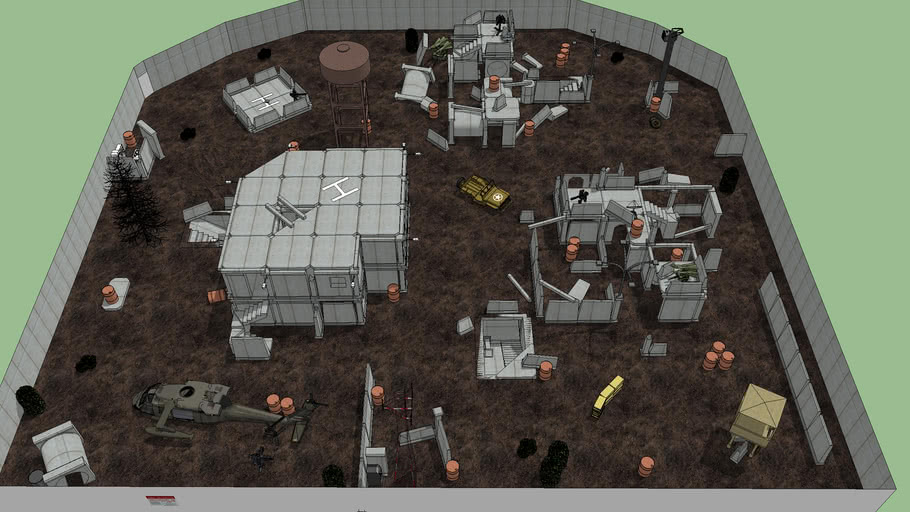 Campo de airsoft | 3D Warehouse