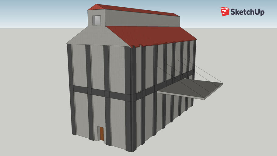 old weat storage silo | 3D Warehouse