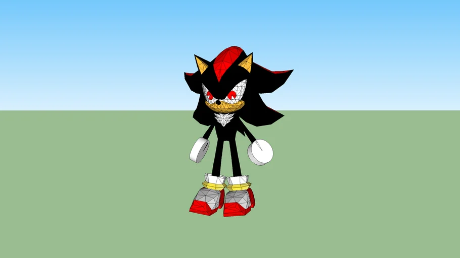 shadow the hedgehog model 3D | 3D Warehouse