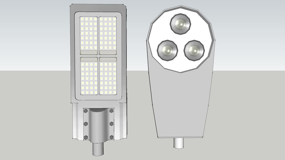 LED street lights | 3D Warehouse
