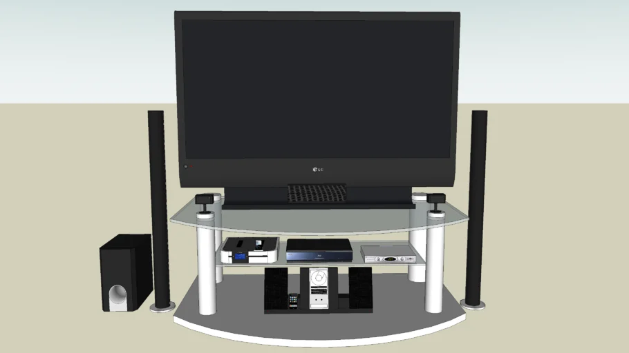 TV set | 3D Warehouse