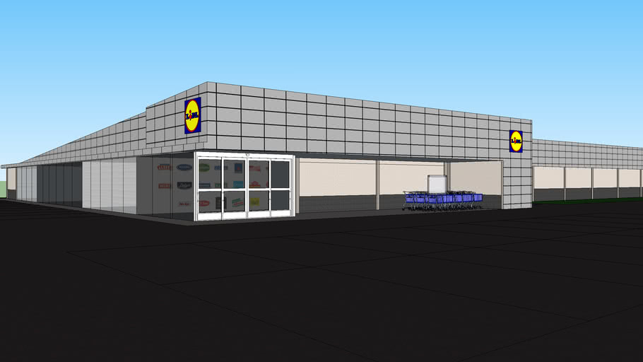 Supermercado Lidl/Lidl Supermarket | 3D Warehouse