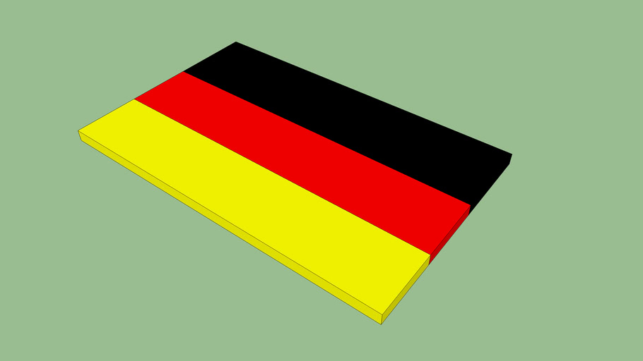 Germany National Flag | 3D Warehouse
