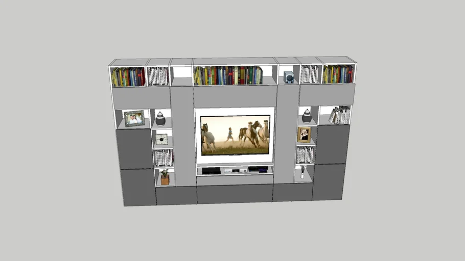 living library tv | 3D Warehouse