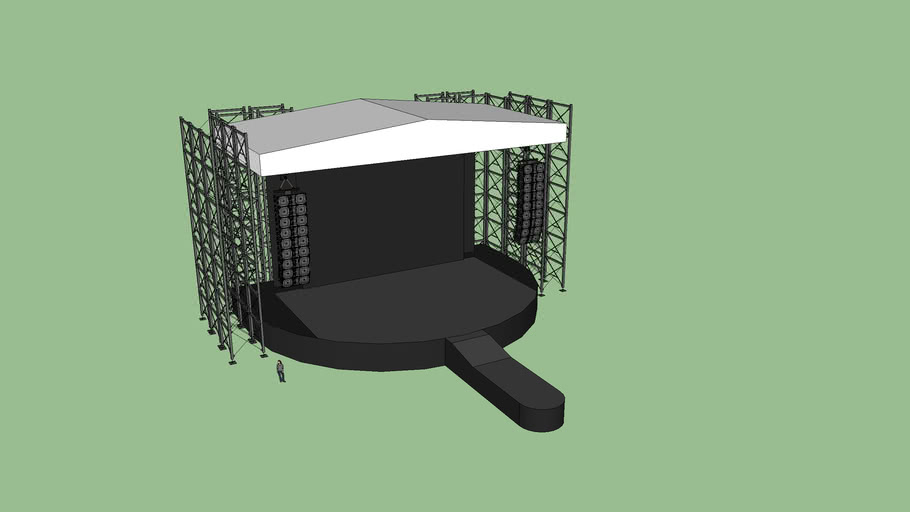 concert stage draft | 3D Warehouse