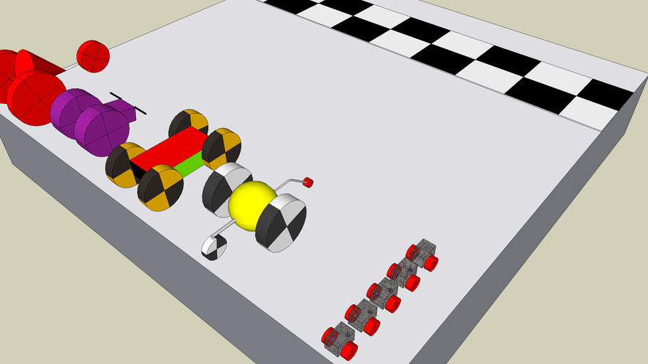 Sketchy physics drag race | 3D Warehouse