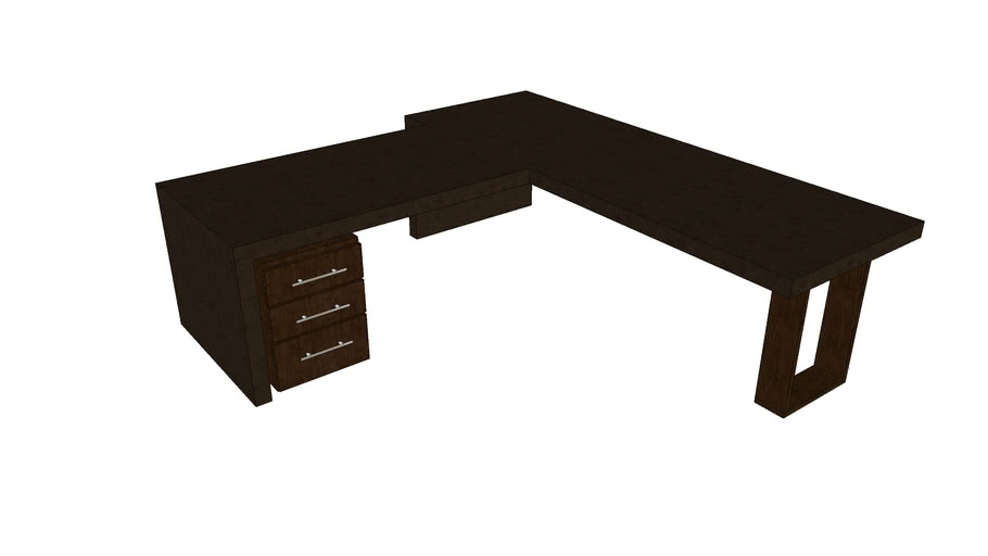Modern Office Desk | 3D Warehouse