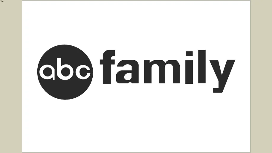 ABC Family Logo | 3D Warehouse