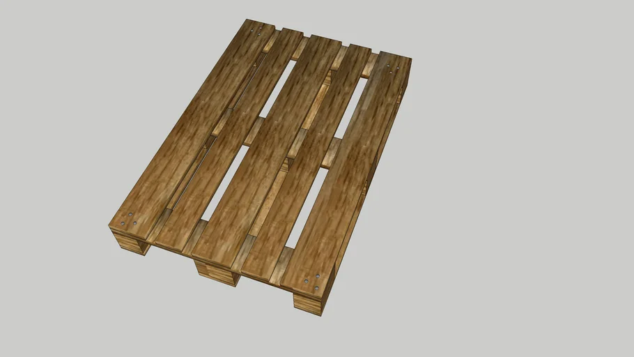EUR pallet 1200 x 800 | 3D Warehouse