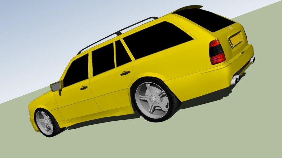 Tuned Mercedes-Benz E-Class S124 | 3D Warehouse