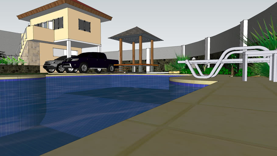 swimming pool simple | 3D Warehouse