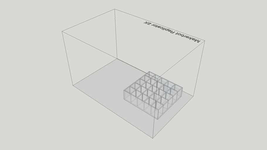 5 by 5 box grid | 3D Warehouse