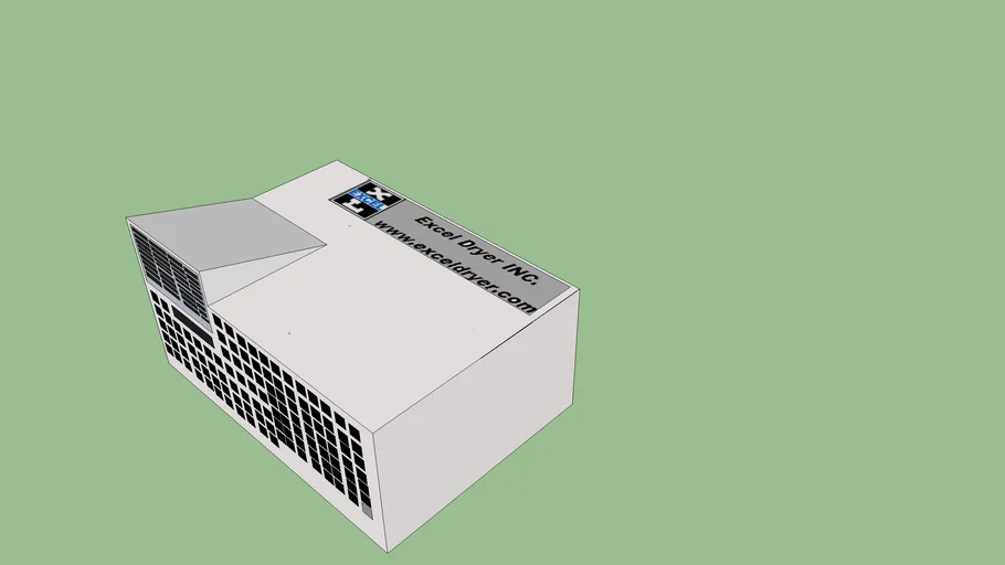 EXCEL DRYER INC. CAST COVER Series Automatic Hand Dryer | 3D Warehouse