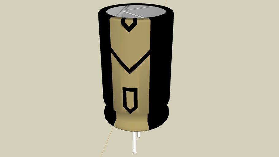 RUBYCON Black Gate F 33uF 50V | 3D Warehouse