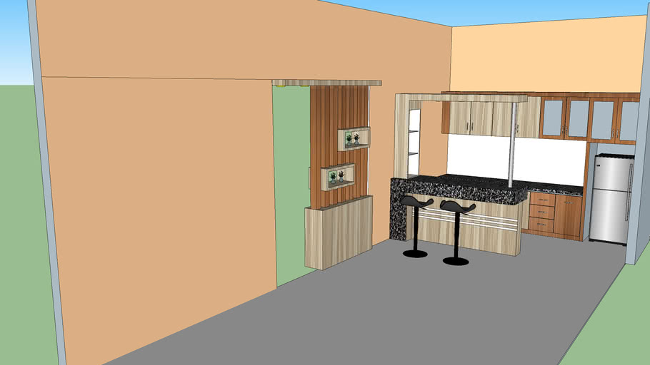 KITCHEN SET, SKAT RUANGAN, DAN MINIBAR | 3D Warehouse