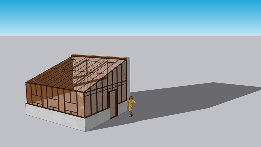 Greenhouse Lean-to | 3D Warehouse