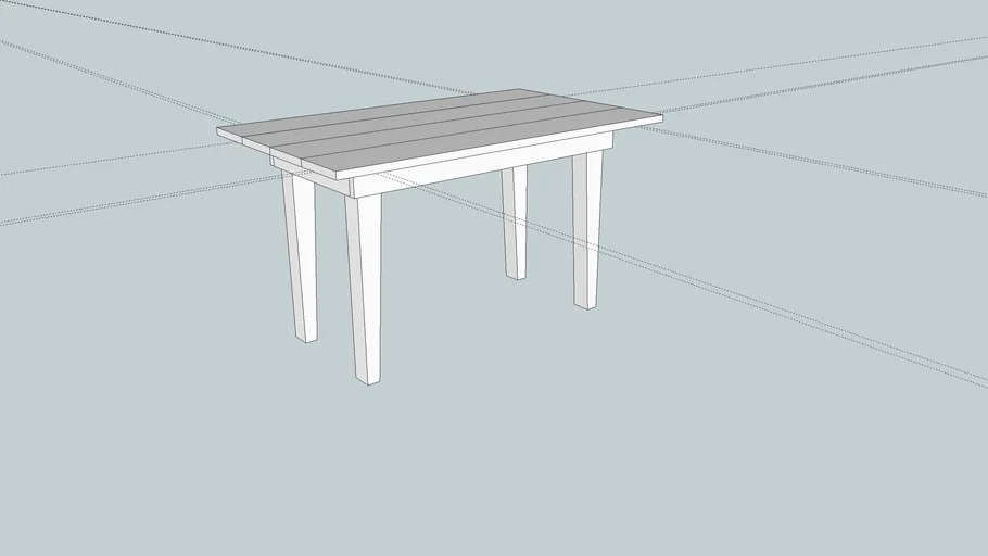 Mesa simple | 3D Warehouse