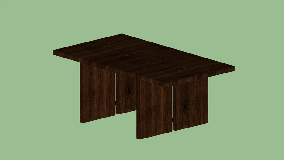 Crate & Barrel Monarch Dining Tables | 3D Warehouse