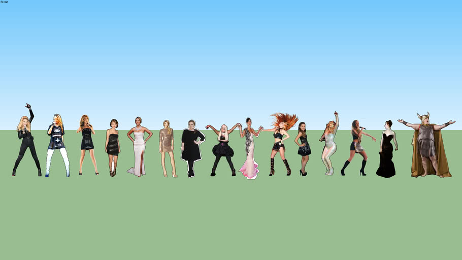 scaled diva female singers | 3D Warehouse