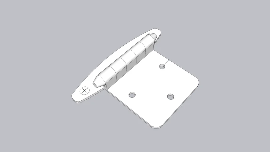 Old Style Cabinet Hinge | 3D Warehouse