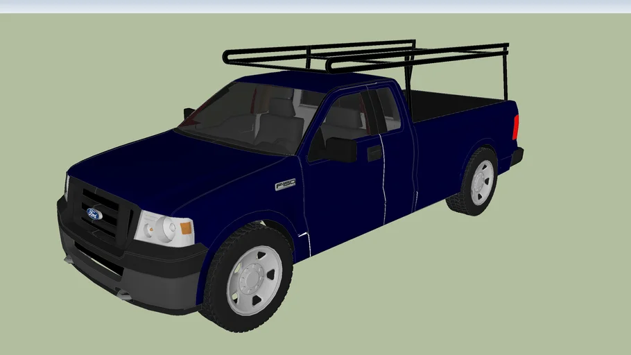 Truck with Ladder Rack | 3D Warehouse