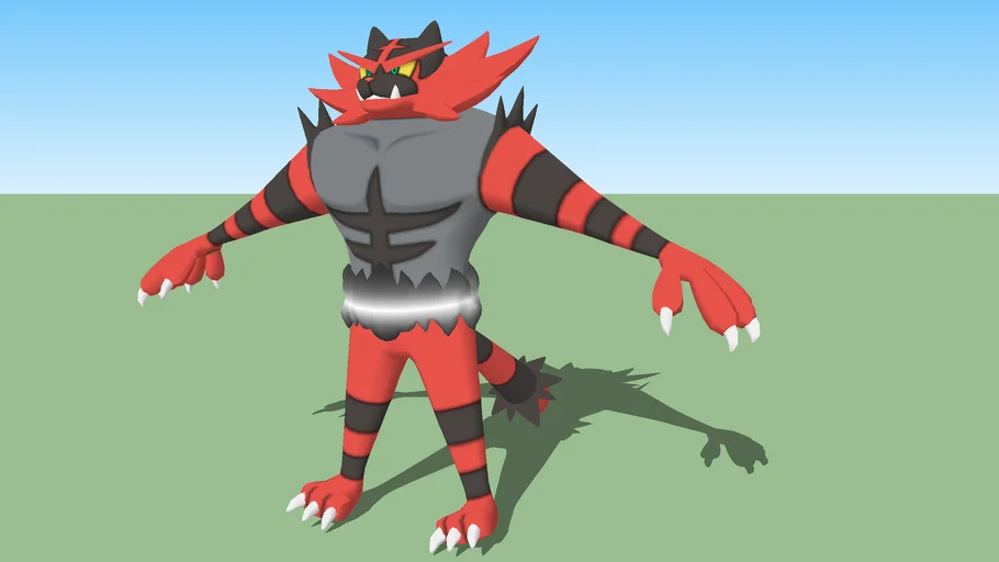 Incineroar (Pokémon Sun and Moon) | 3D Warehouse