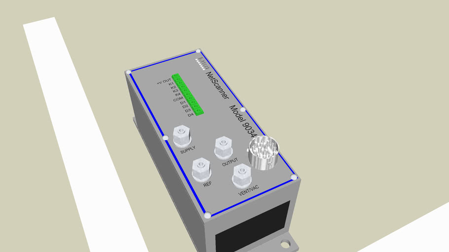 PSI NetScanner 9034 Pressure Calibration Unit | 3D Warehouse