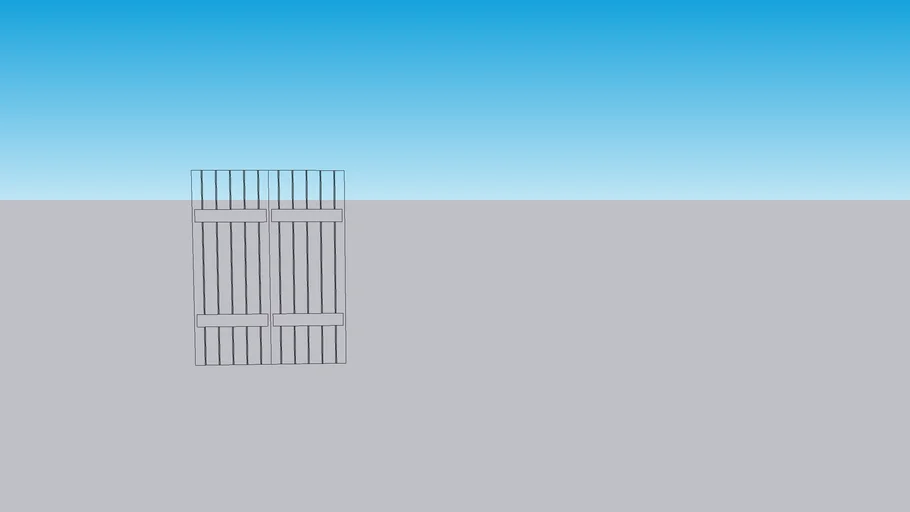 package #1 shutter brown | 3D Warehouse