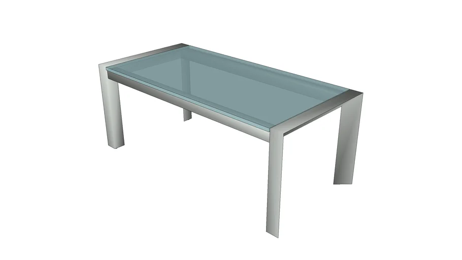 Glass table 76 x 36 | 3D Warehouse
