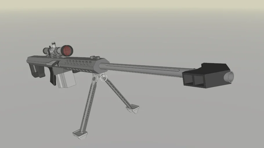 M107 Barett Sniper Rifle | 3D Warehouse