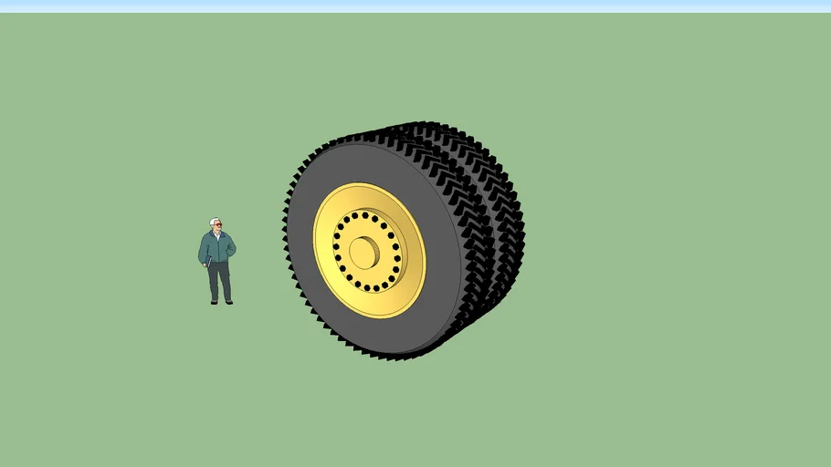 Mine Truck Wheel | 3D Warehouse